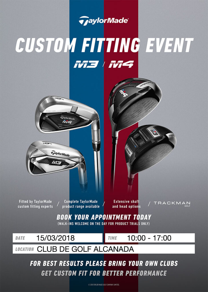 NEW TAYLORMADE FITTING AT ALCANADA - Club de Golf Alcanada - Golf en ...